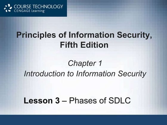 Information Assurance And Security - Chapter 1 - Lesson 1 | PPT