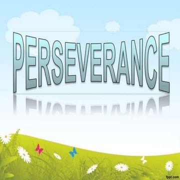Lesson 3. Perserverance | PPT
