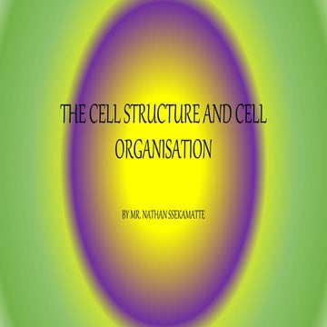 The Cell Structure | PPTX