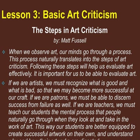 Art Criticism.ppt