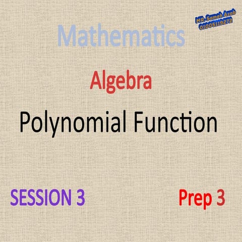 Mathematics Algebra Some Polynomial Function lesson 4.pptx