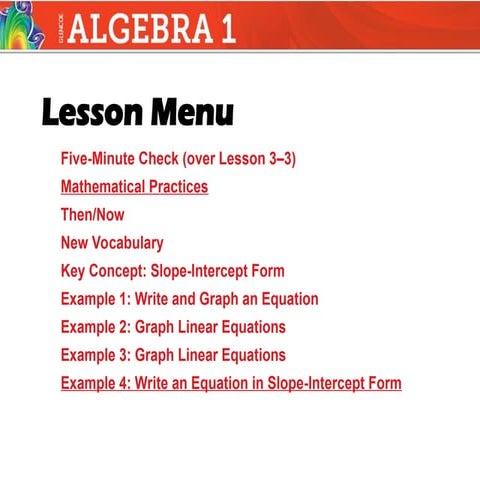 Comprehensive Guide to Writing and Graphing Linear Equations in Slope ...