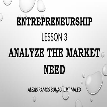 Entrepreneurship: Business planning Chapter Two | PPTX