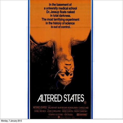 Lesson 3 altered states of consciousness 2013 | PPT