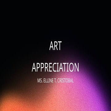 Art Appreciation: Dance as Art (Meaning and History of Dance) | PPTX