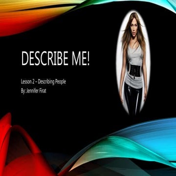 Describing People | PPTX