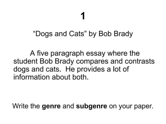 Types of Genres | PPT