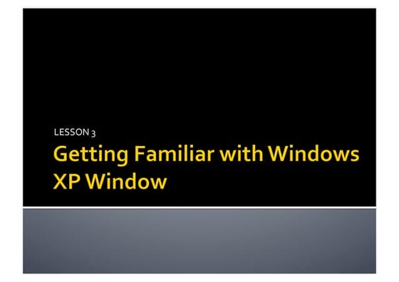 Microsoft Office Word 2007 - Lesson 1 | PPTX