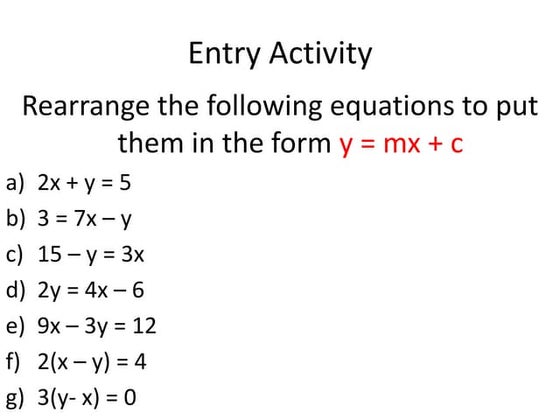 2 4 graphing in standard form | PPTX