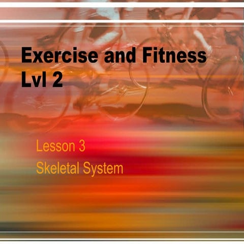 Lesson 3 skeletal system | PPT