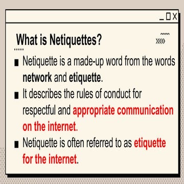 Netiquette | PPT