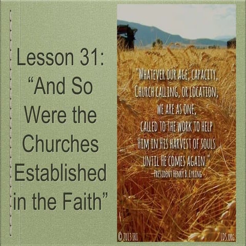 Lesson 31 new testament | PPT