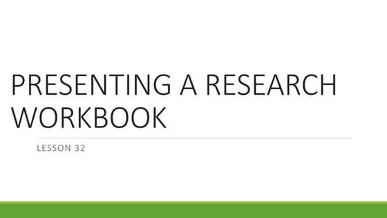 Lesson 13 synthesizing information from relavant literature | PPTX