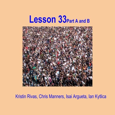 Lesson 33 power point-1 | PPT