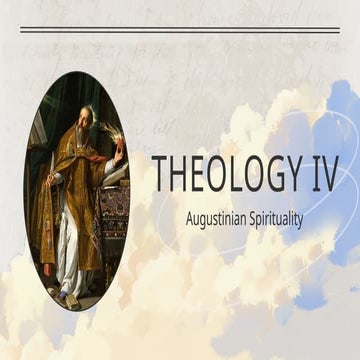 Augustine theology 4 student life of Augustine | PPTX