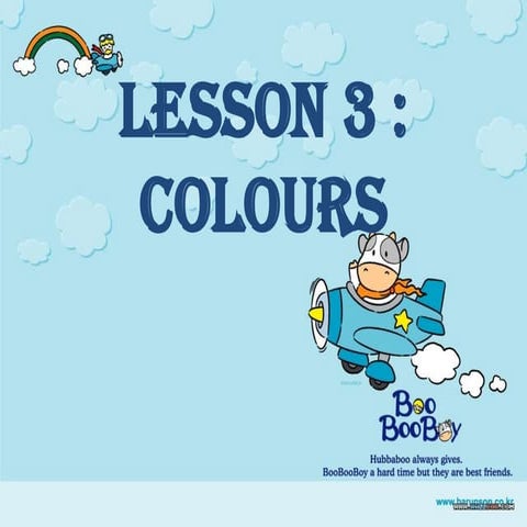 Lesson 3 colours | PPTX