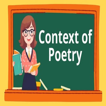 Lesson 3_Context of Poetry Grade 7 lesson | PPT