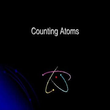 Physical science Lesson 3 Counting Atoms.pptx