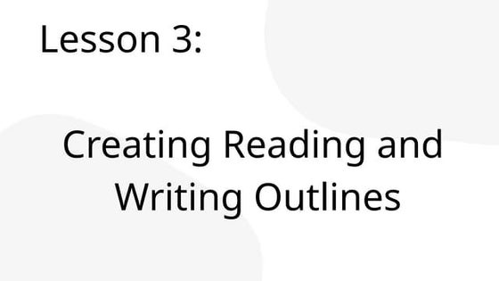 Topic outline | PPTX | Science