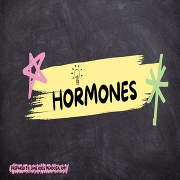 LESSON 3 HORMONESpowerpoint all information | PDF