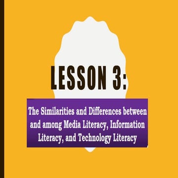 MELC MIL 2 PPT Identify the similarities and differences between and ...