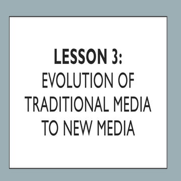 Media and information literacy Module 2: Week 2 | PPTX