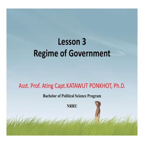 Lesson 3 regime | PDF