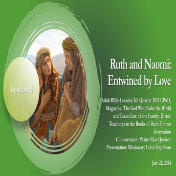 Lesson 3 Ruth and Naomi Entwined by Love.pptx