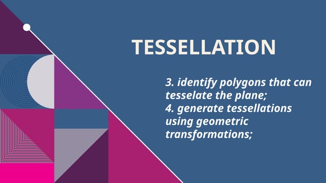 Ppt tessellation | PPTX