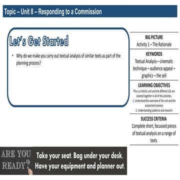 Lesson 3 textual analysis | PPT