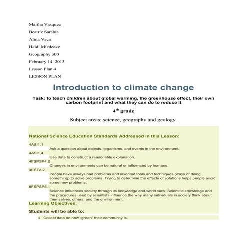 Introduction to climate change | PPTX