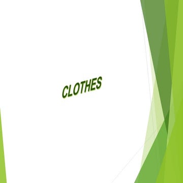 Clothes | PPT