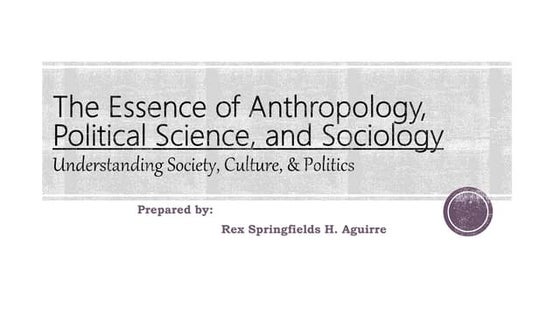 Defining social sciences and applied social sciences | PDF ...