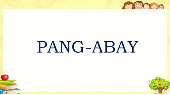 Pang abay-powerpoint | PPT