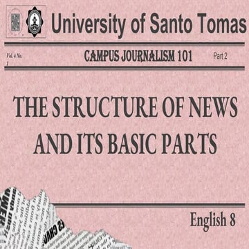 Types of leads in news writing | PPTX