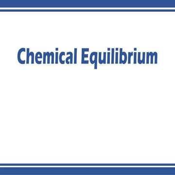Lesson 4.pptx Chemistry CHEMICAL EQUILIBRIUM PPT | PPTX