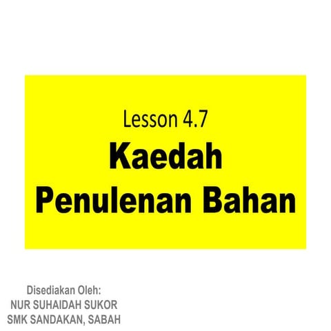 Lesson 4.7 | PPT