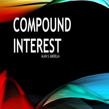 Compound Interest | PPTX