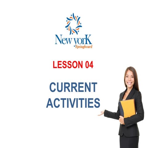 Lesson 4 current activities | PDF