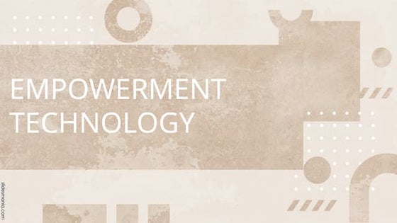 Online Navigation-Empowerment Technologies for Grade 11/12 | PPTX