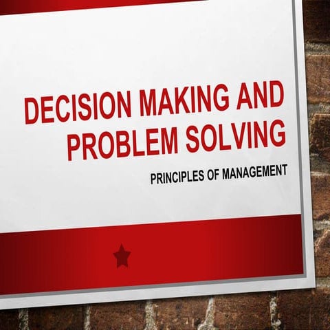 LESSON 4 - Decision Making and Problem Solving.pptx