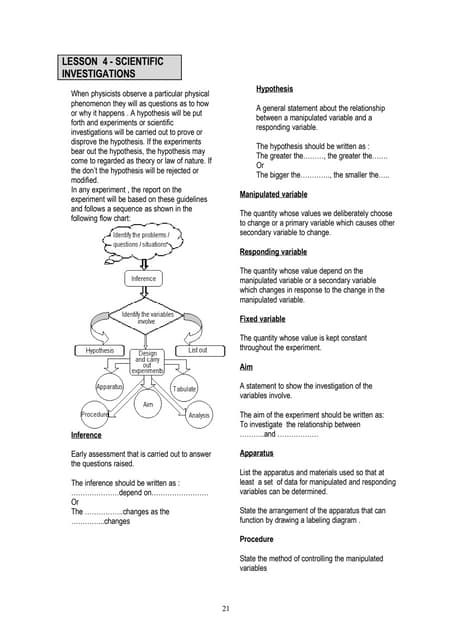 Scientific investigation | PPTX | Science