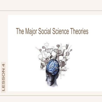 The Major Social Science Theories | PPTX