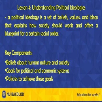 Political ideologies | PPTX