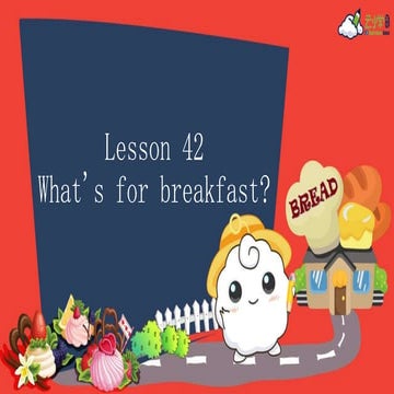 What's for breakfast? | PPT