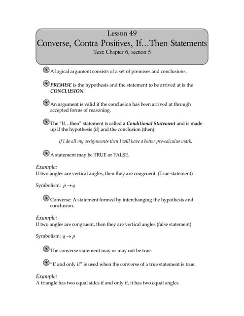 Grade 8-if-then-statement | PDF