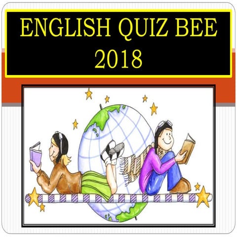 Lesson 4a library - quiz bee | PPTX | Books and Literature
