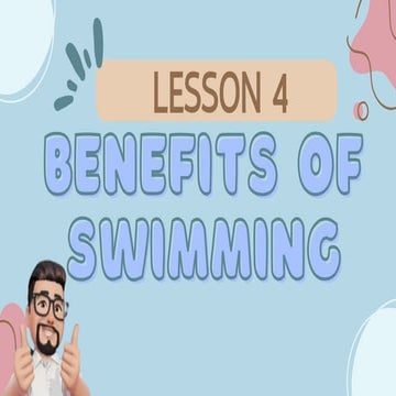 LESSON 4 Benefits of Swimming/Swimming as Sports | PDF