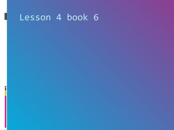 Lesson 3 | PPT