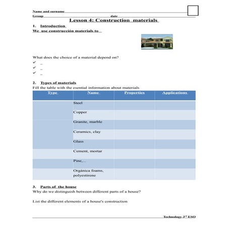 Lesson4 construction materials | PDF